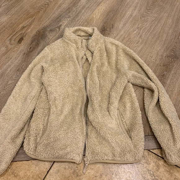 Uniqlo | Tops | Teddy Bear Jacket | Poshmark